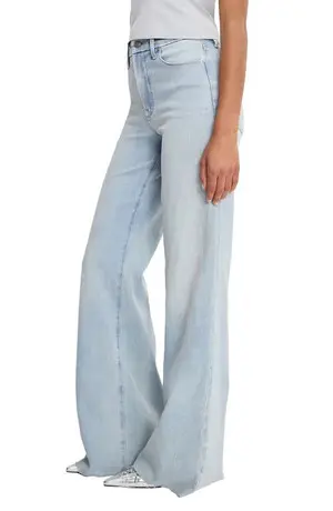 Good American Soft-tech Good Waist Palazzo Jeans - Indigo1145