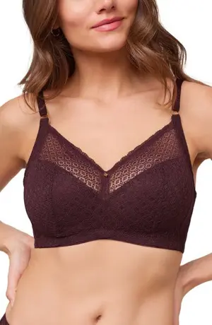 MONTELLE INTIMATES Ayla Wireless Bra - Fudge