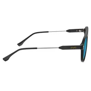 SIMPLIFY Carter Polarized Sunglasses - Black/blue
