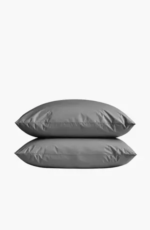 ITALIC Luxe Australian Sateen Pillowcase Set - Charcoal