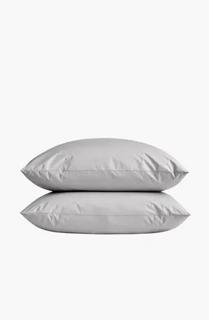 ITALIC Luxe Australian Sateen Pillowcase Set - Light Gray