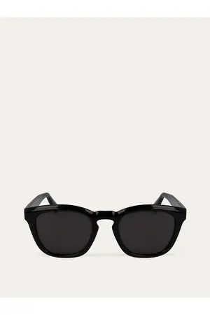 FERRAGAMO Modified Rectangle Sunglasses - Black