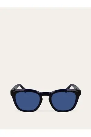 FERRAGAMO Modified Rectangle Sunglasses - Blue