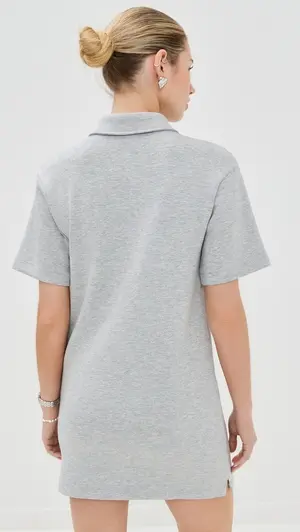 LE BOP Solene Polo Dress - Heather Grey