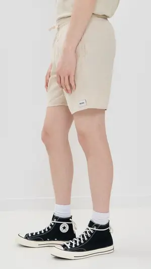 RHYTHM Classic Linen Jam Shorts - Sand