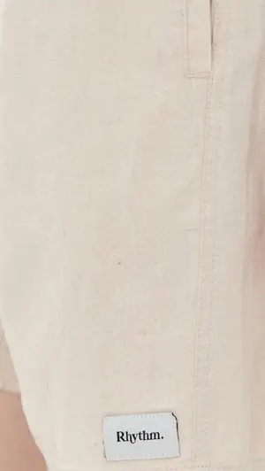 RHYTHM Classic Linen Jam Shorts - Sand