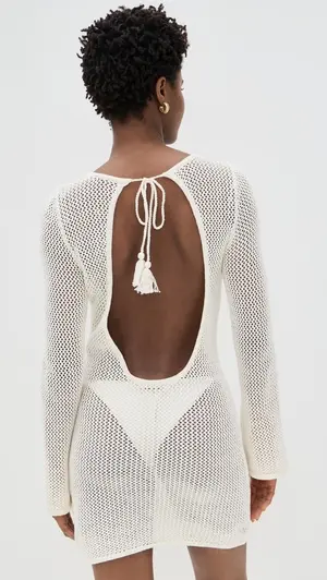 L*Space Cleo Cover Up Dress - Cream