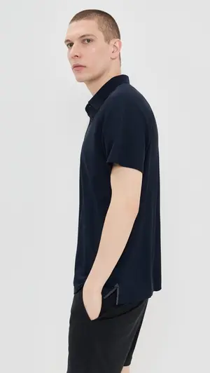 RHONE Regatta Pique Polo - True Navy