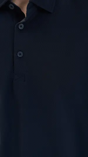 RHONE Regatta Pique Polo - True Navy