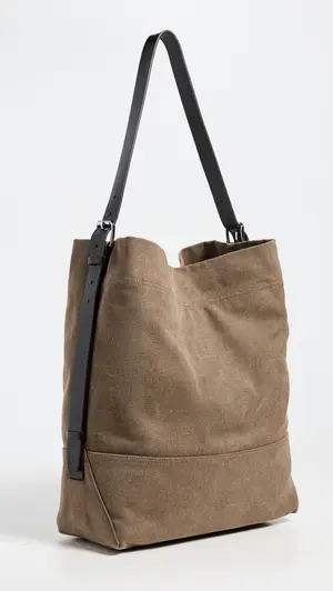LEMAIRE Belted Canvas Tote Bag - Sisal