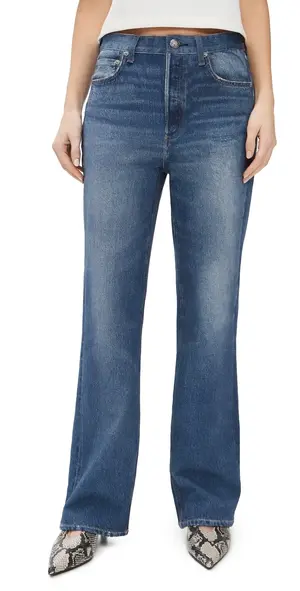 Rag & Bone Miramar Shea Relaxed Straight Jeans