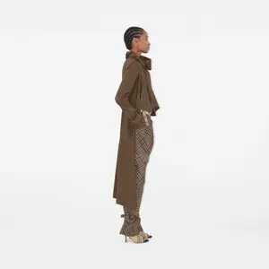 Burberry Long Silk Scarf Trench Coat