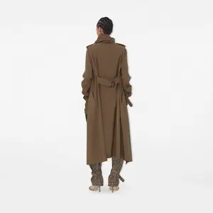 Burberry Long Silk Scarf Trench Coat