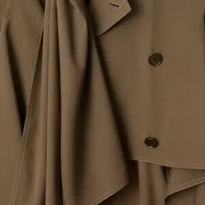 Burberry Long Silk Scarf Trench Coat