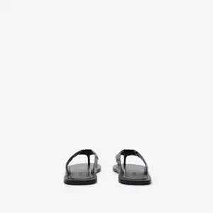 Burberry Check Pavilion Sandals - Wave Blue