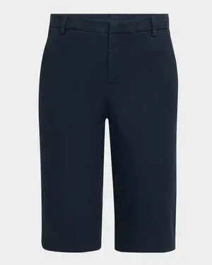 Vince Mid-rise Chino Shorts - Coastal