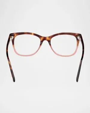 TOM FORD Blue Light Blocking Square Eyeglasses - Brwpnk