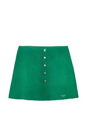 Prada Suede Mini Skirt