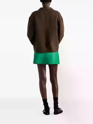 Prada Suede Mini Skirt