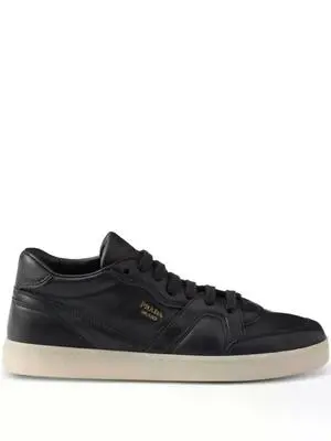Prada Leather Sneakers - Black