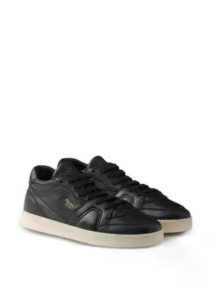 Prada Leather Sneakers - Black