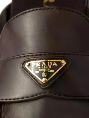 Prada Leather Slippers
