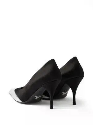 Prada 85mm Satin-finish Pumps
