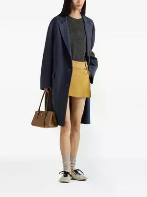 Prada Suede Miniskirt