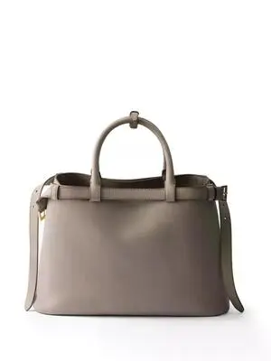 Prada Medium Buckle Tote - Grey