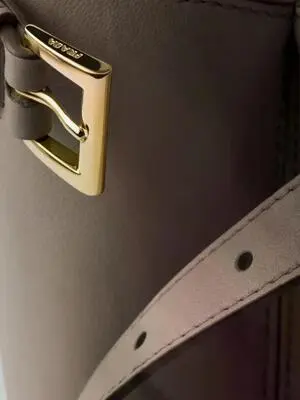 Prada Medium Buckle Tote - Grey
