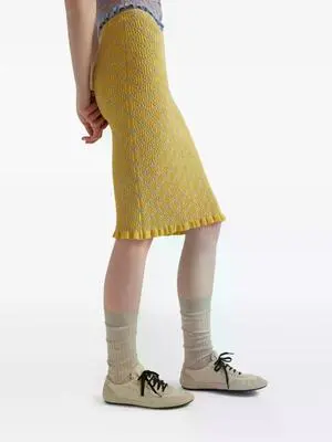 Prada Cotton Midi Skirt