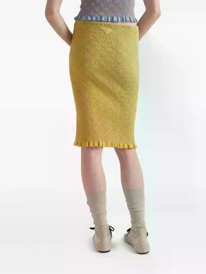 Prada Cotton Midi Skirt