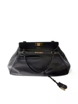 Prada Large Leather Tote Bag