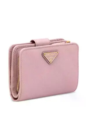 Prada Small Leather Wallet - Pink