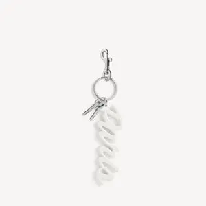 Balenciaga Charm/keychain Paris - White