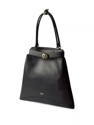 Prada Carey Large Leather Tote