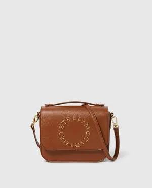 Stella McCartney Logo Messenger Bag - Auburn