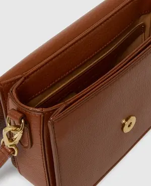 Stella McCartney Logo Messenger Bag - Auburn