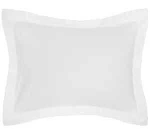C&F HOME Carol&frank Keller White Standard Sham - One-color