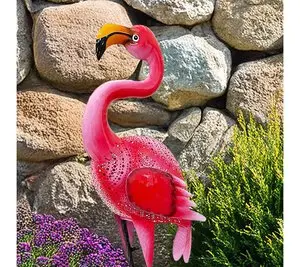 SANTA'S WORKSHOP 34.75' Iron Dark Pink Flamingo - One-color
