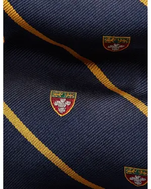 Polo Ralph Lauren Striped Silk Club Tie - Navy