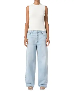 AGOLDE Low Slung Baggy Straight Leg Jeans - Spark