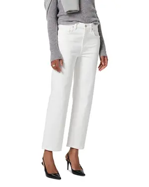 Citizens Of Humanity Palma High-rise Straight-leg Jeans - Soft White