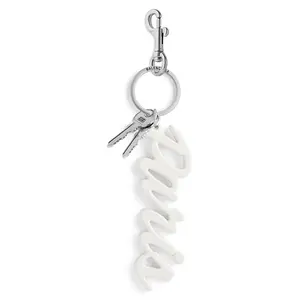 Balenciaga Paris Charm/keychain - White