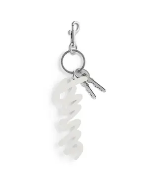 Balenciaga Paris Charm/keychain - White