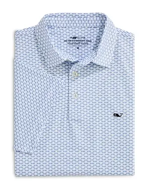 Vineyard Vines Sankaty Regular Fit Polo Shirt - Micro Barracuda