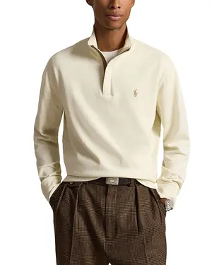 Polo Ralph Lauren Long Sleeve Quarter Zip Pullover Cream