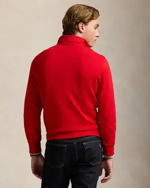 Polo Ralph Lauren Long Sleeve Quarter Zip Pullover - Red