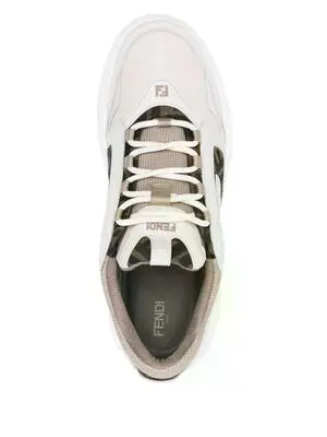 Fendi Force Sneakers - White