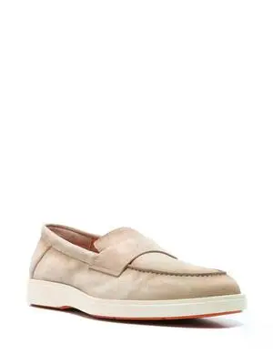Santoni Suede Loafers